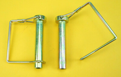 2 x 12mm Shaft Locking Retaining Pipe Pin - D Clip Lynch Pins | eBay