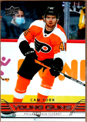 CAM YORK RC 2021-22 UPPER DECK EXTENDED YOUNG GUNS 06-07 RETRO ROOKIE ...