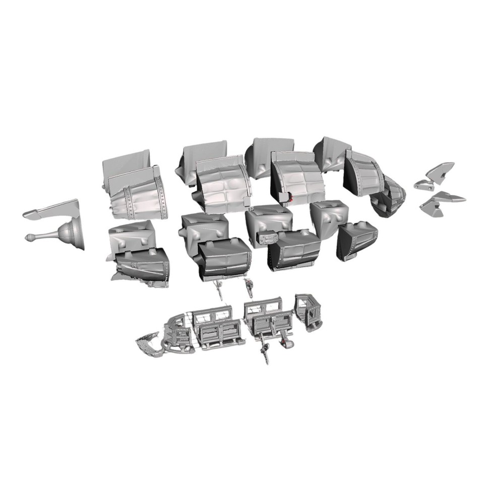 Airship steampunk dirigible zeppelin 1:72 scale 3D printed Models Kits ...