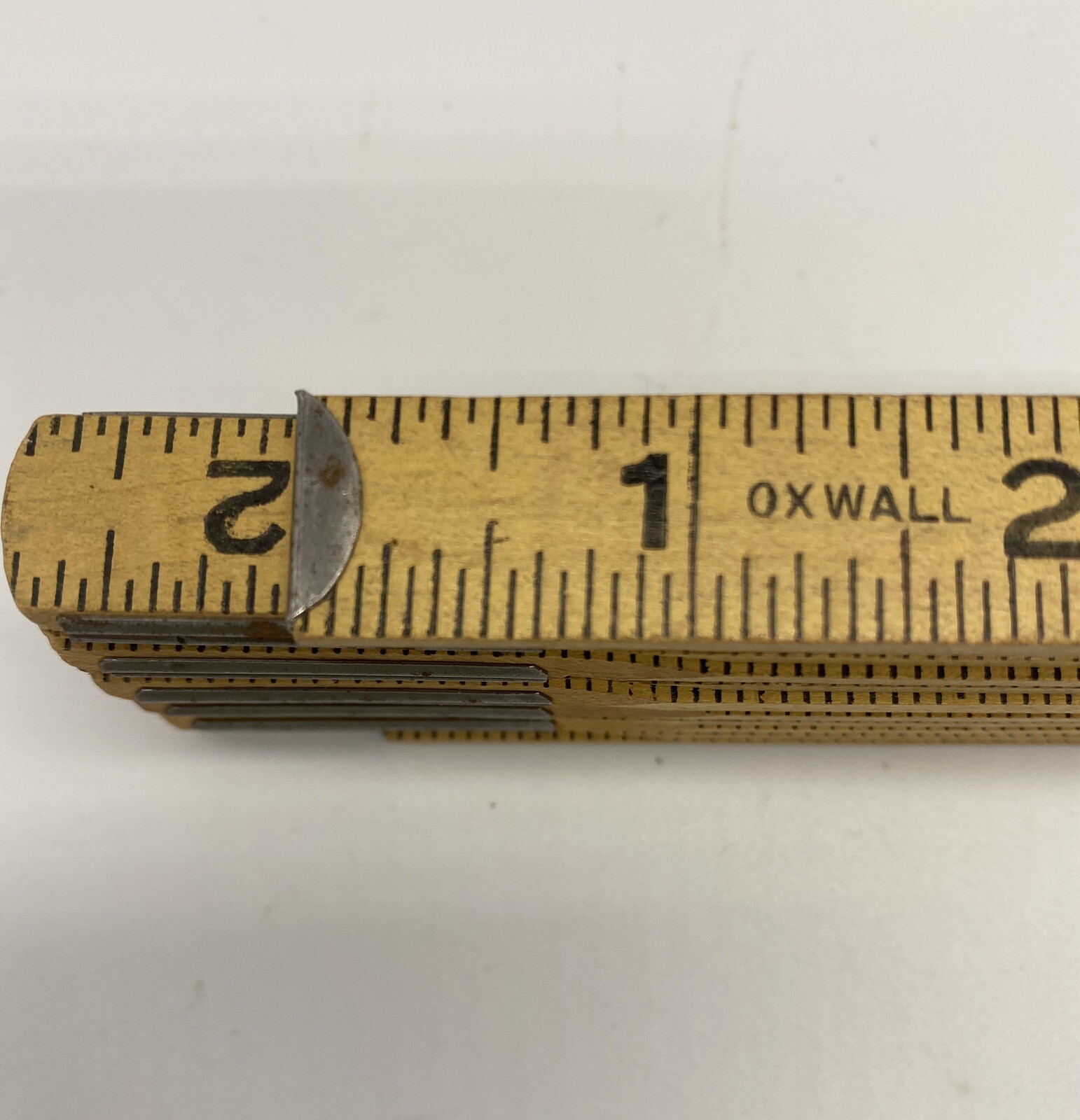 Oxwall Wooden Folding Tape Measure Extension Jointed Ruler Made In USA ...