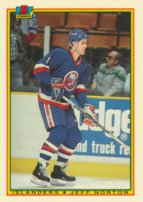 1990-91 Bowman Tiffany #122 JEFF NORTON - New York Islanders | eBay.de