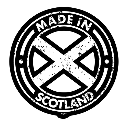 2 x Large Car Stickers made in scotland Decal Bumper Truck Laptop ...