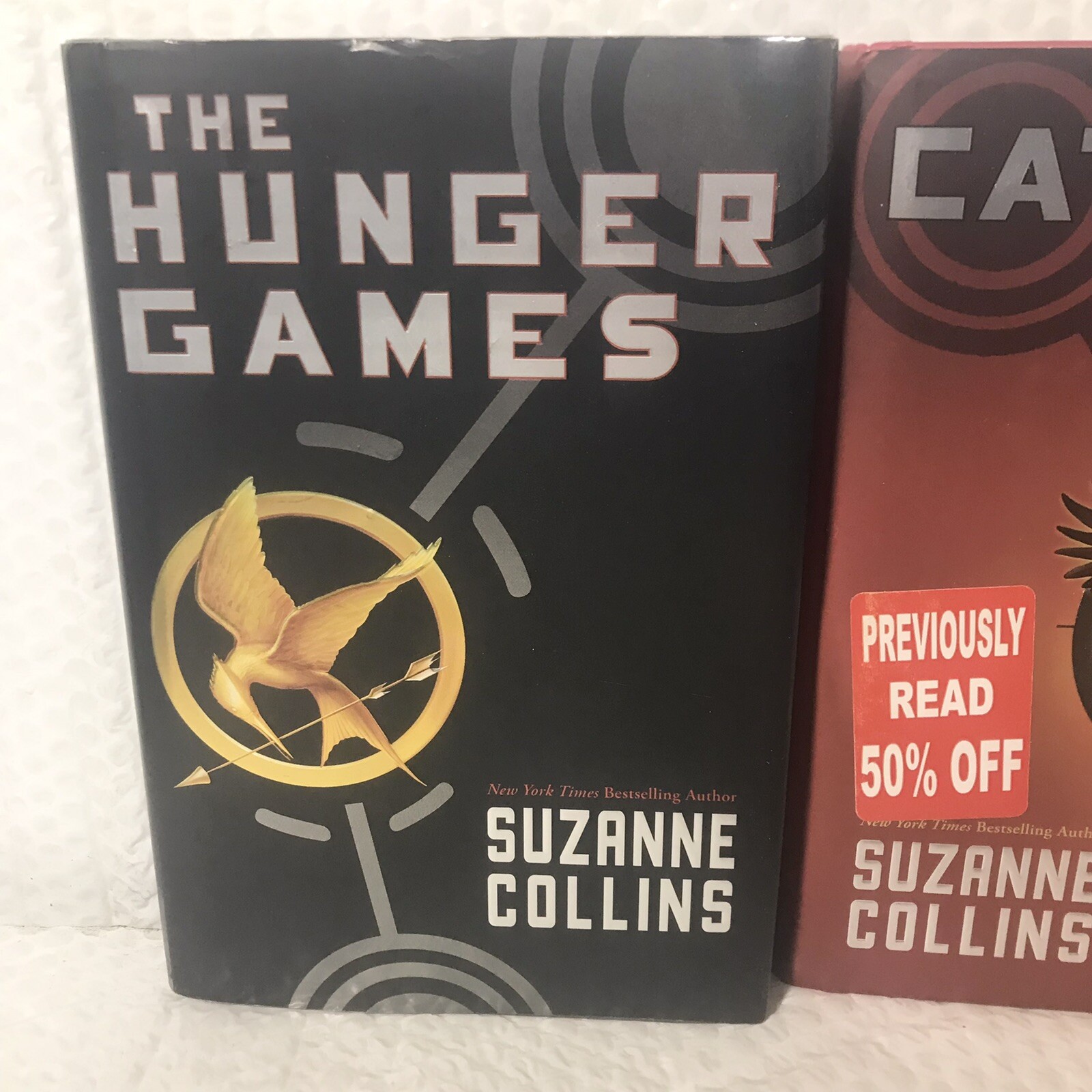 The Hunger Games by Suzanne Collins 1st Book + 2nd Book Lot Of 2 Books ...