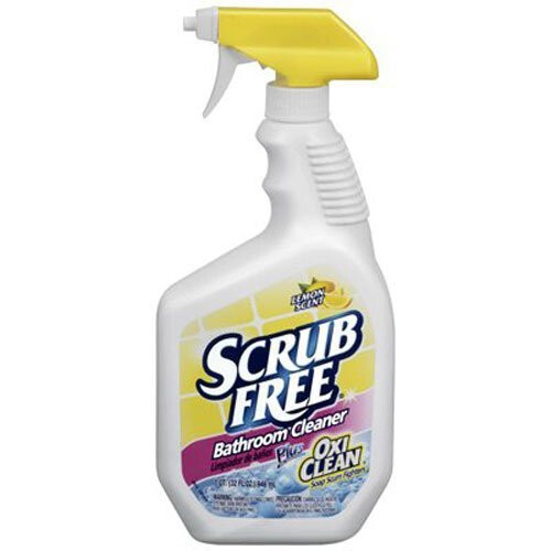 2 Pk. Scrub Free Bathroom Cleaner with Oxi Clean, Lemon Scent, 32 oz ...