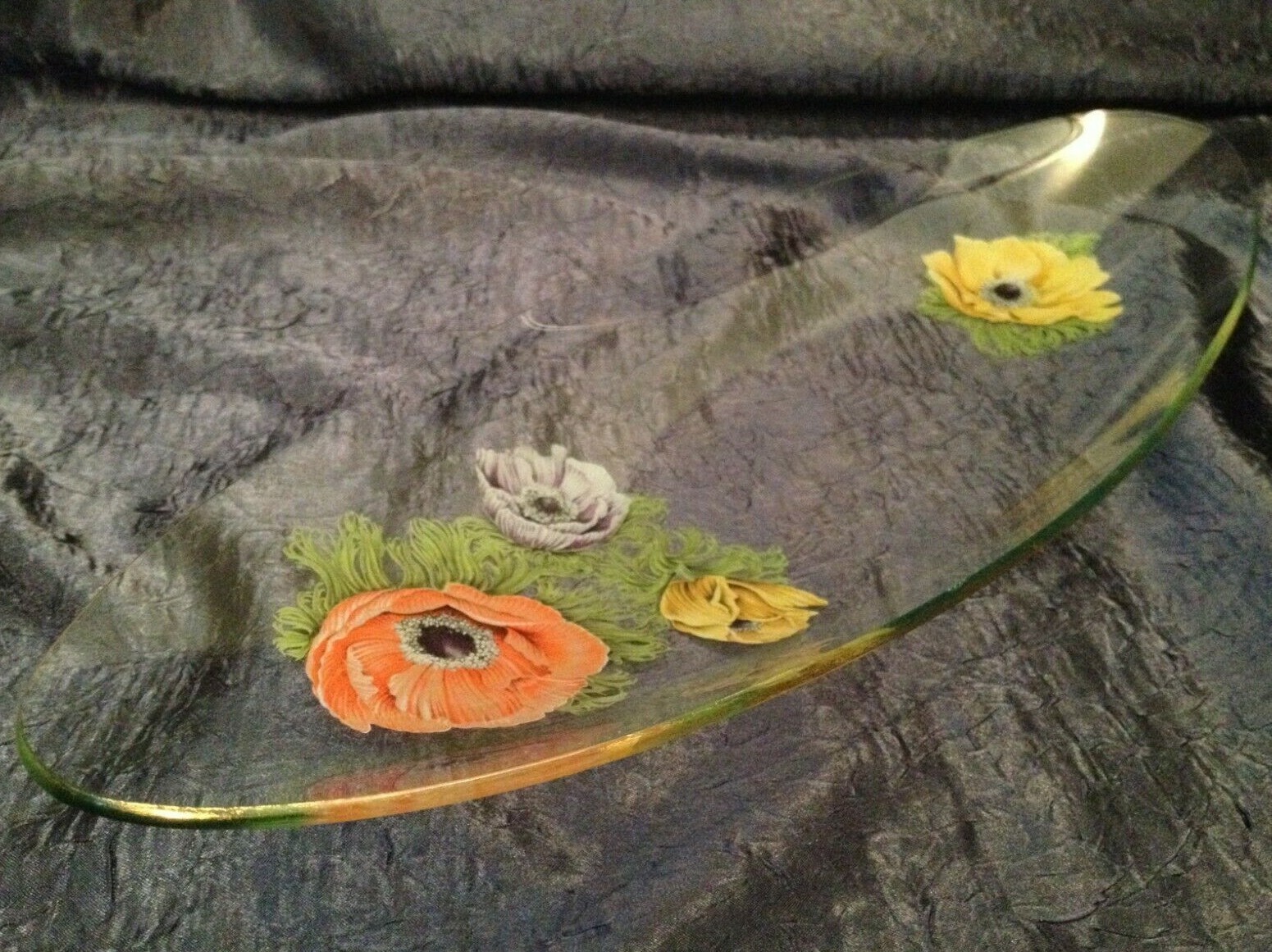 Vintage Chance Glass ENGLAND 1965+; Fiestaware Anemone-Pattern Long ...