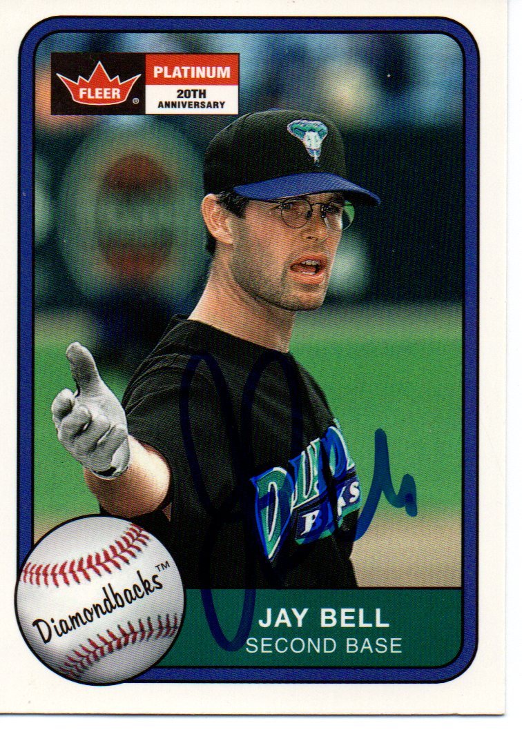 Jay Bell Arizona Diamondbacks 2001 Fleer Signed Card | eBay