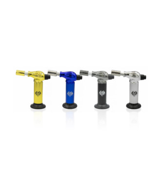Special Blue The Flame Thrower Double Flame Butane Refillable Torch ...