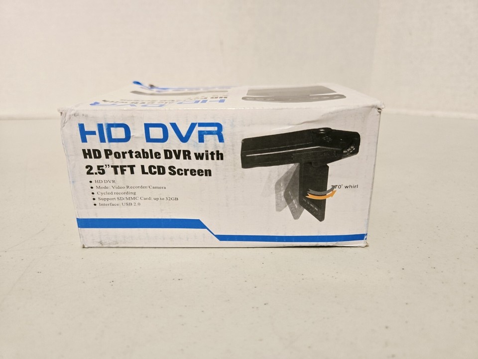 HD DVR Dashcam HD Portable DVR with 2.5" TFT LCD Screen - New in Box | eBay