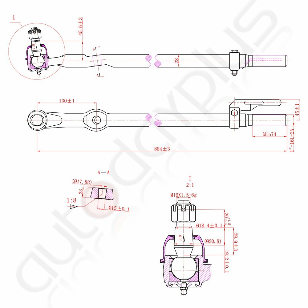 Tie Rod End Steering Drag Link Suspension | Grelly USA