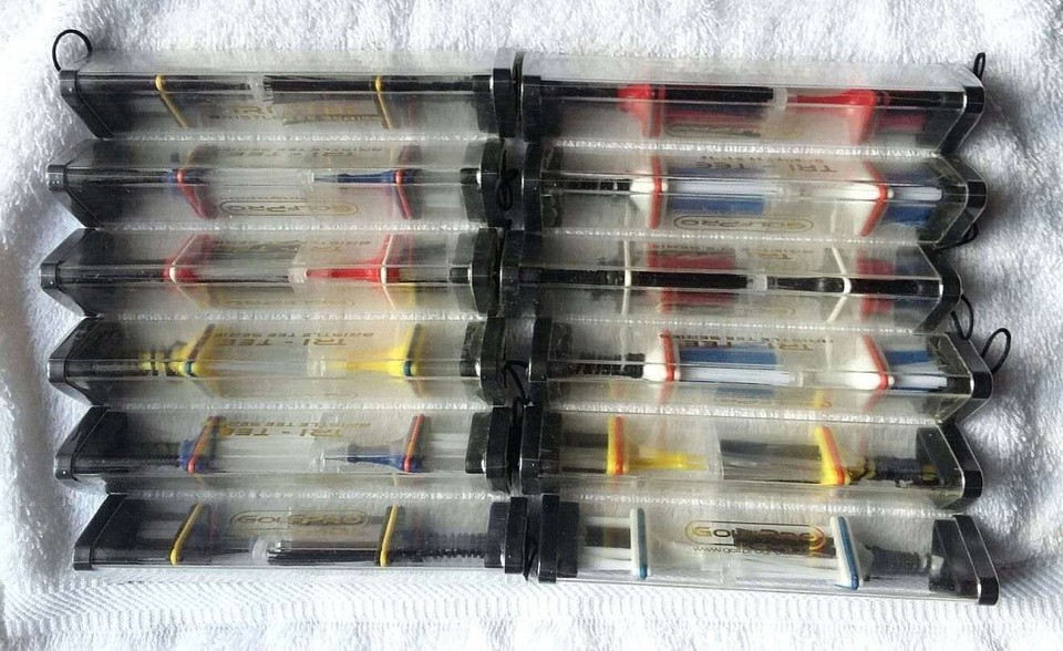 24 TRI-TEES Golf BRISTLE BRUSH TEE Driver Training Optimal Contact ...