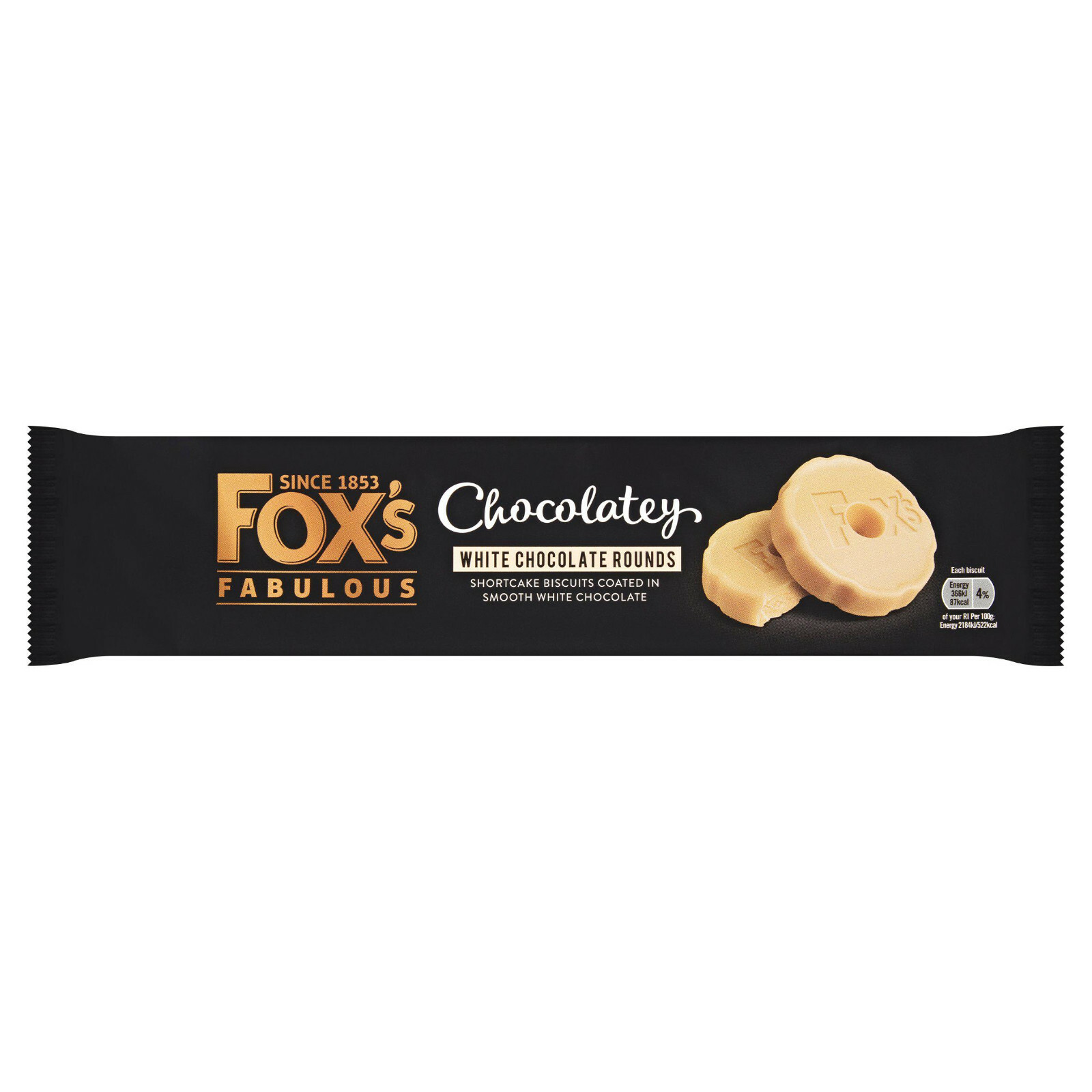 Fox's White Chocolate Shortcake Ring Biscuits 4 x 130g | eBay UK