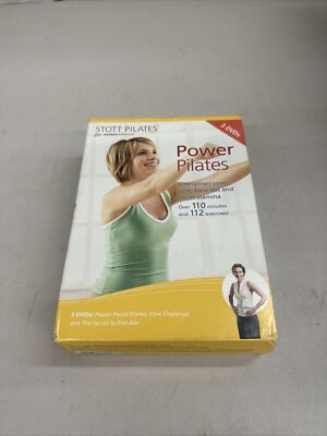 Stott Pilates - Power Pilates 3 Pack (DVD, 2009, 3-Disc Set ...