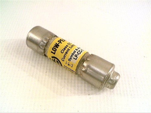 LP-CC-1 COOPER BUSSMANN FUSE CURRENT LIMITING TIME DELAY 1 AMP 600V AC ...