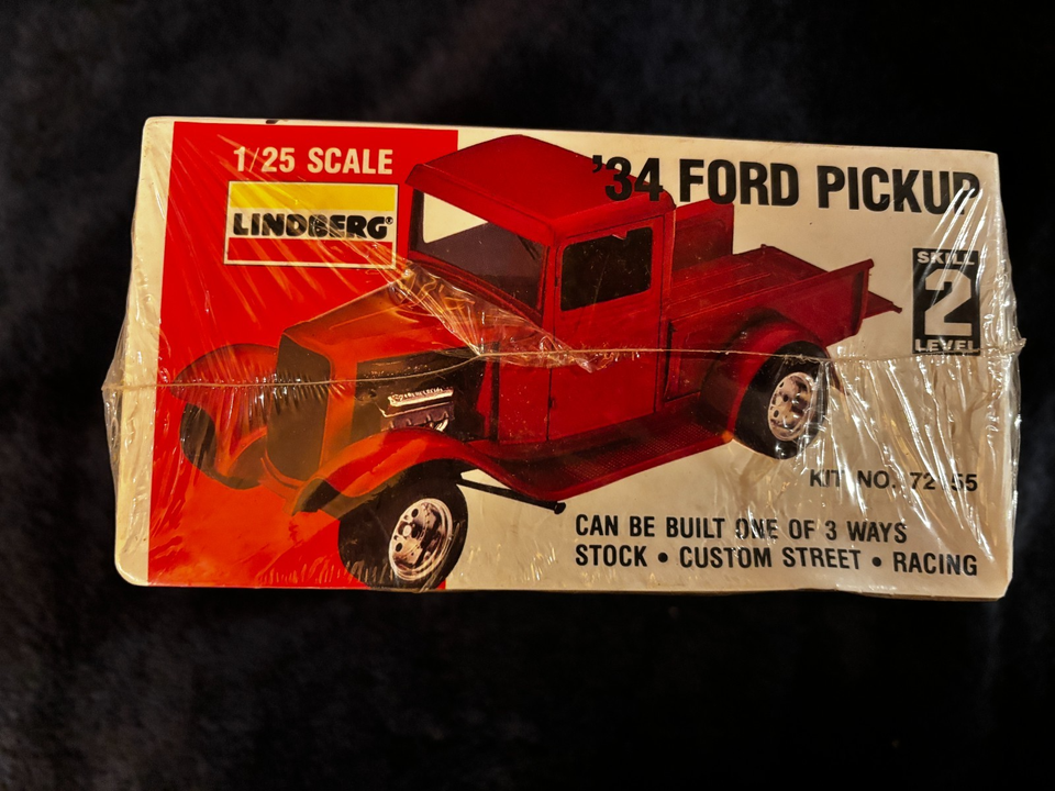 Lindberg '34 FORD PICKUP Truck 72155 1/25 Scale Plastic Model Kit ...