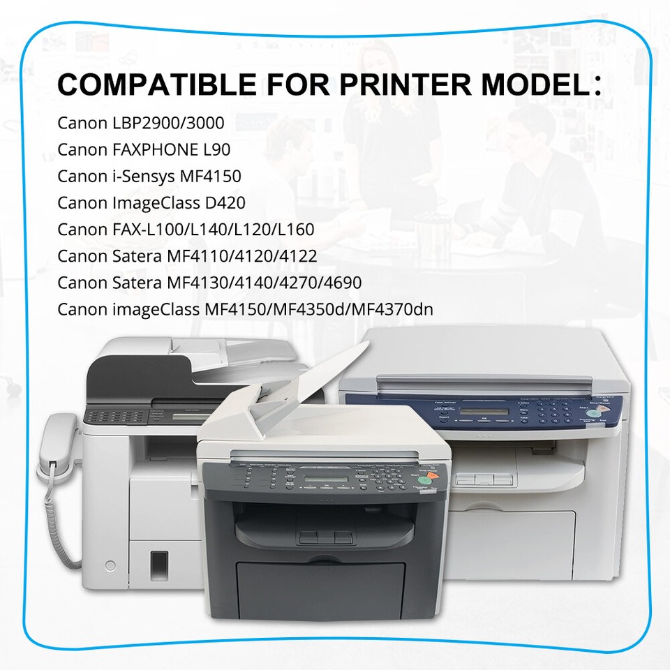3pk Toner Compatible for Canon 104 ImageClass MF4150 MF4350d MF4370dn ...