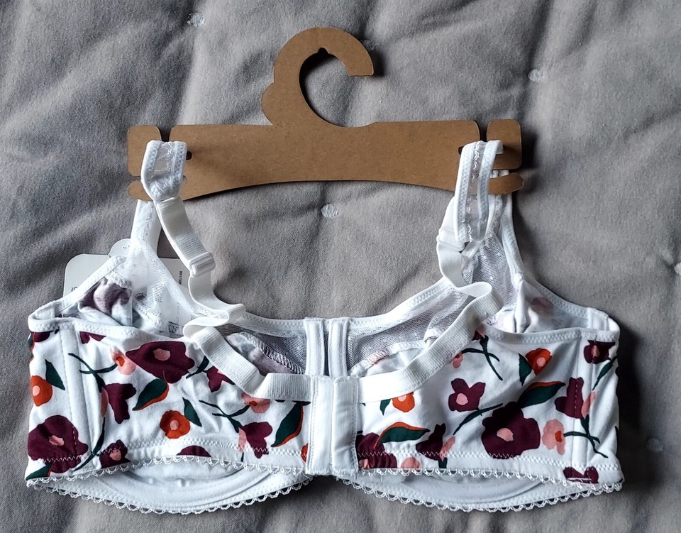 DIM GENEROUS ORGANIC COTTON AUTUMN PRINT BRA 95 D *NEW* | eBay