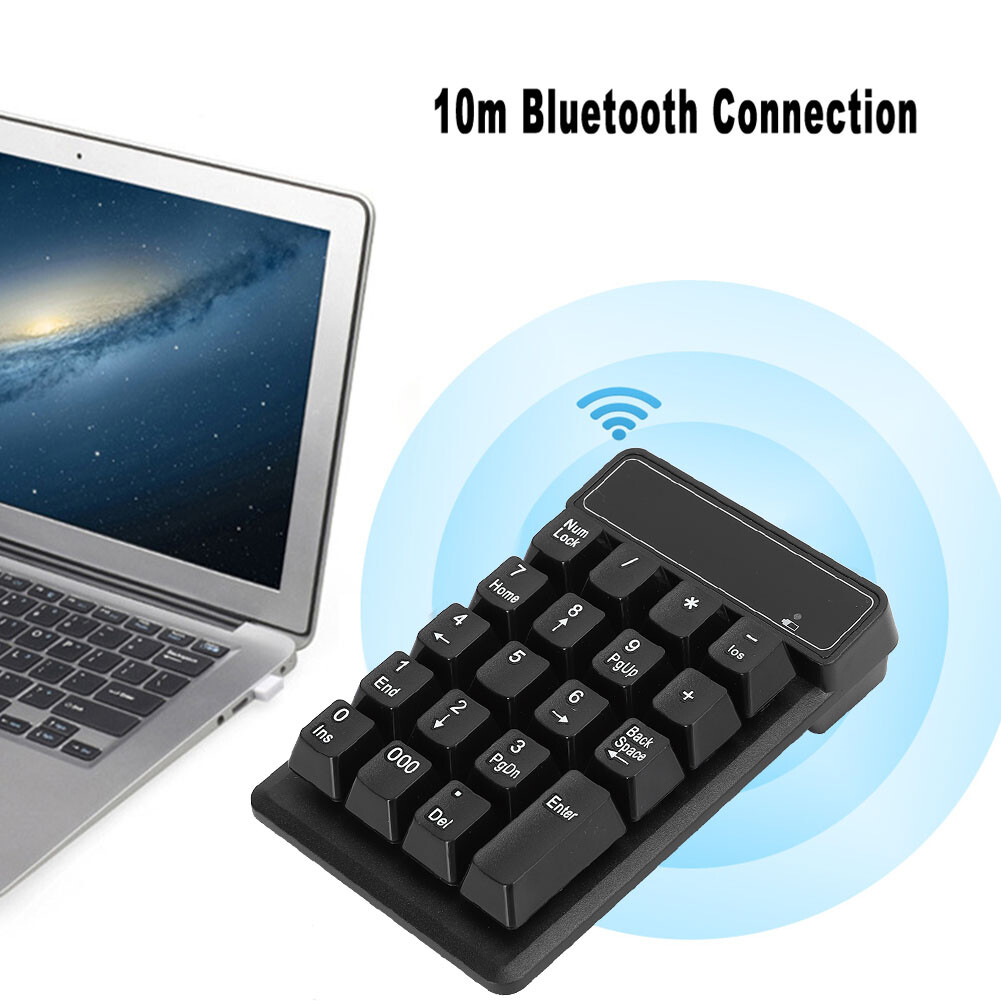 19 Keys BT Numeric Keypad 10m Connection 10 Million Clicks BT Number ...