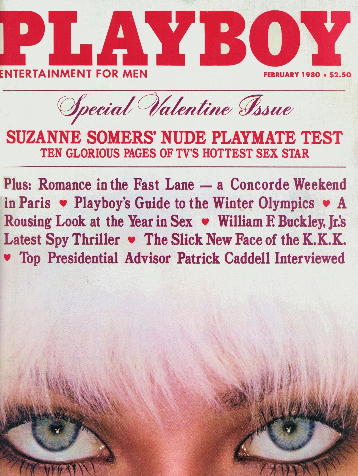 PLAYBOY FEBRUARY 1980 Candice Collins Sandra Cagle Suzanne Somers David ...