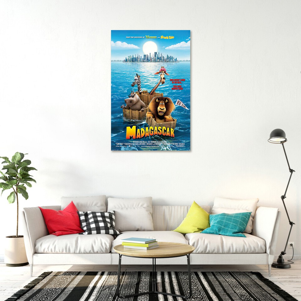 Madagascar - Movie Poster / Print (Regular) (Size: 27" X 40") | eBay