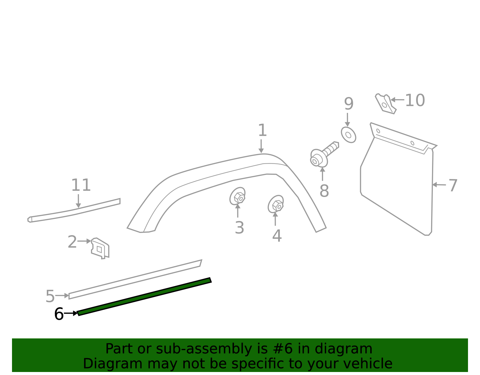 Genuine Mercedes-Benz Molding Strip 463-698-25-01-7C45 | eBay
