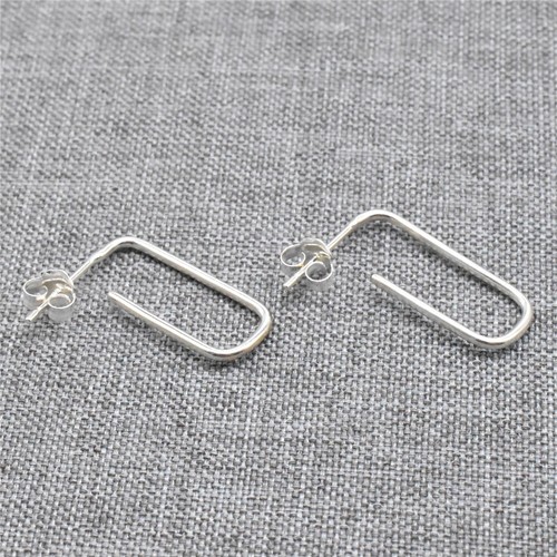 4 Pairs of 925 Sterling Silver Plain Ear Wire Posts Earring Jewelry Findings | eBay