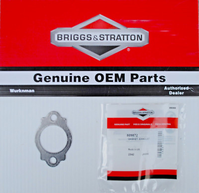 NBS Genuine Briggs & Stratton 809872 Exhaust Gasket | eBay
