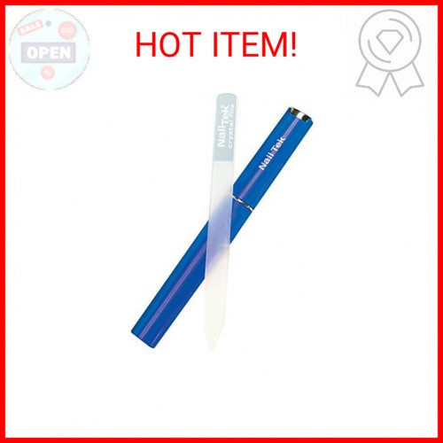 Nail Tek Crystal File Double-Sided with Cobalt Blue Companion Case ...