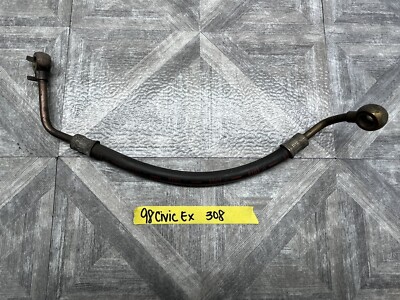 96-00 HONDA CIVIC Ex D16y8 FUEL GAS RUBBER HOSE LINE PIPE FILTER ...