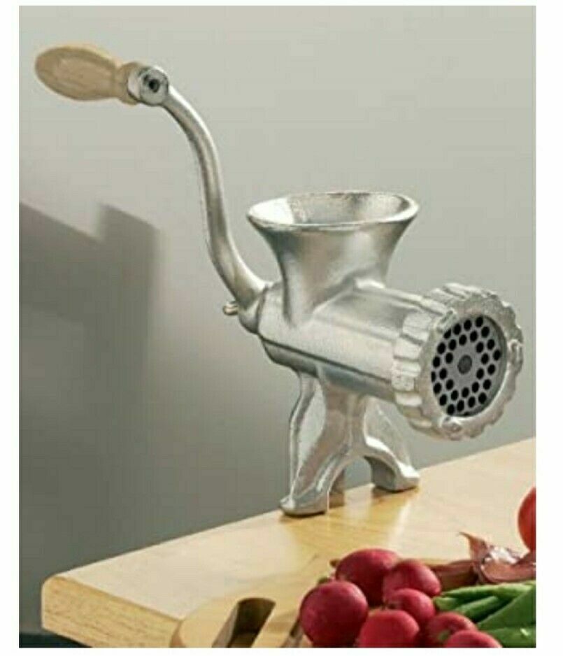 CAST IRON MEAT MINCER MINCE MAKER WITH BENCH CLAMP HEAVY DUTY HAND ...