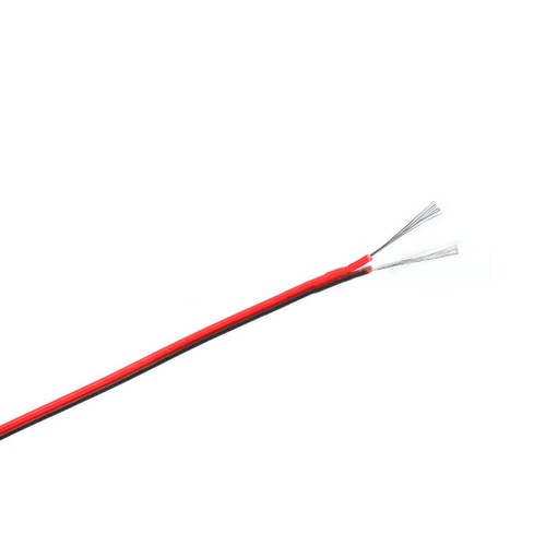 UL2468 Red & Black 2-Core Parallel Flexible Cable 18/20/22/26AWG PVC ...