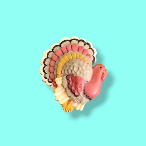 Vintage Hallmark Cards Plastic Turkey Thanksgiving Brooch Pin | eBay