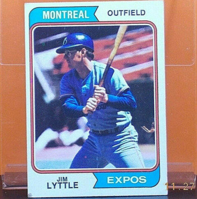 1974 TOPPS Baseball Card # 437 *** JIM LYTTLE *** Montreal Expos | eBay