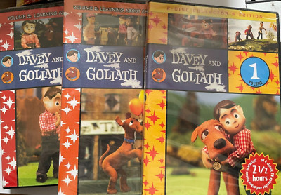 Davey and Goliath Vol. 1,2 & 3 ~ Collectors Disc Sets 1960’s- 70’s TV ...