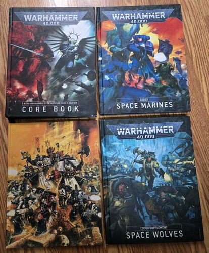 Warhammer 40K Book Lot - Lot Of 4 - Hardcover Space Wolves | eBay