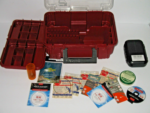 PLANO - FISHING TACKLE BOX , 1348 - FLY FISHING STUFF, EXTRAS ...
