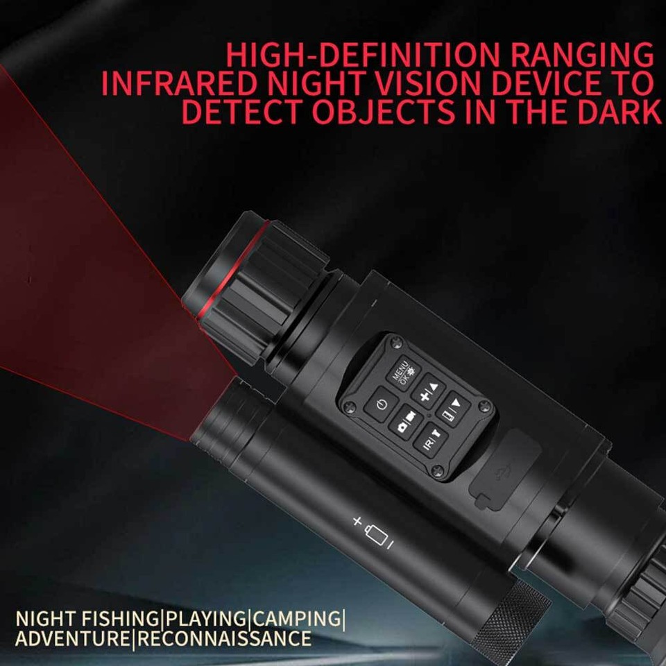 1-3.5x50 Night Vision Hunting Scope WiFi Laser Rangefinder Ballistic ...