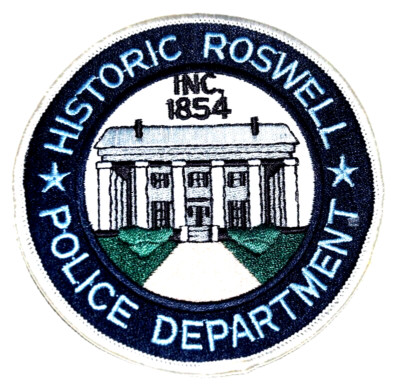 ROSWELL – POLICE DEPARTMENT - GEORGIA GA Sheriff Police Patch HISTORIC ...