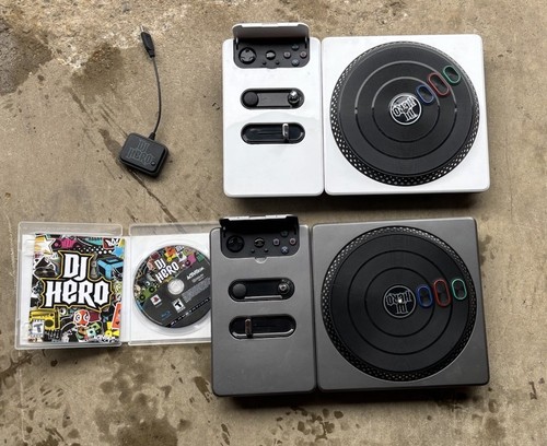 DJ Hero 2 Wireless Turntable Controllers (Playstation 3 PS3) w/ 1 ...
