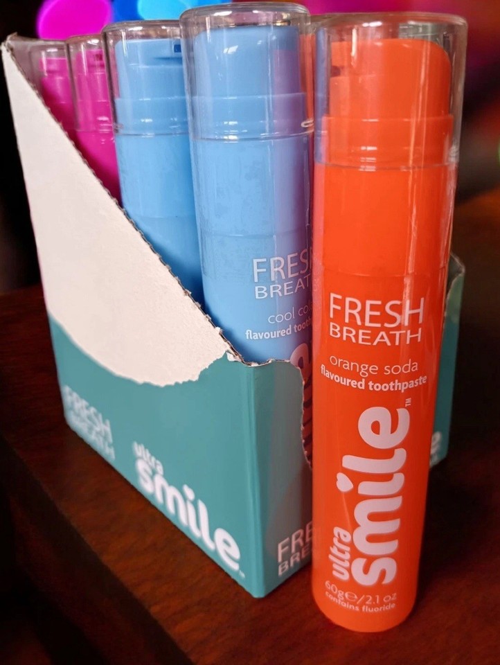 Ultra Smile Flavoured Toothpaste for Sensitive Teeth Orange Flavour ...