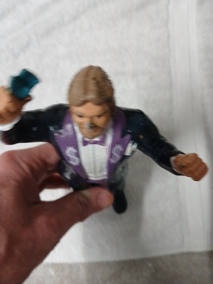 1988 WWF WWE LJN Ted DiBiase Million Dollar Man Wrestling figure HOF ...