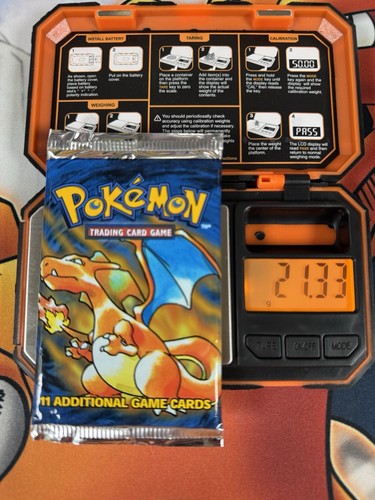 Heavy 1999 Pokemon Base Set Sealed Booster Pack Charizard Art | eBay UK