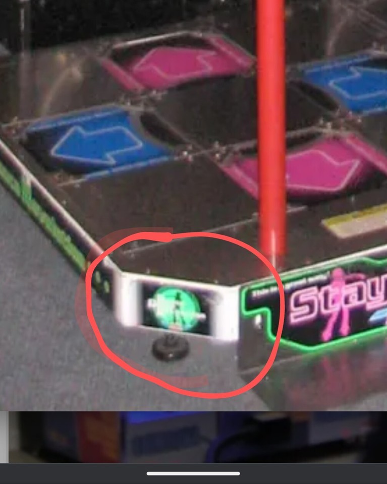Arcade Konami Bemani Dance Revolution DDR Dance Pad Corner Stickers ...