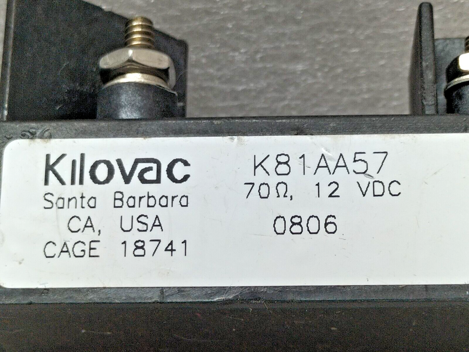 KILOVAC K81AA57 HIGH VOLTAGE RELAY 10KV | eBay