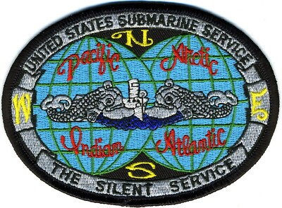 United States Submarine Service - The Silent Service 4.5 x 3.5 in FE ...
