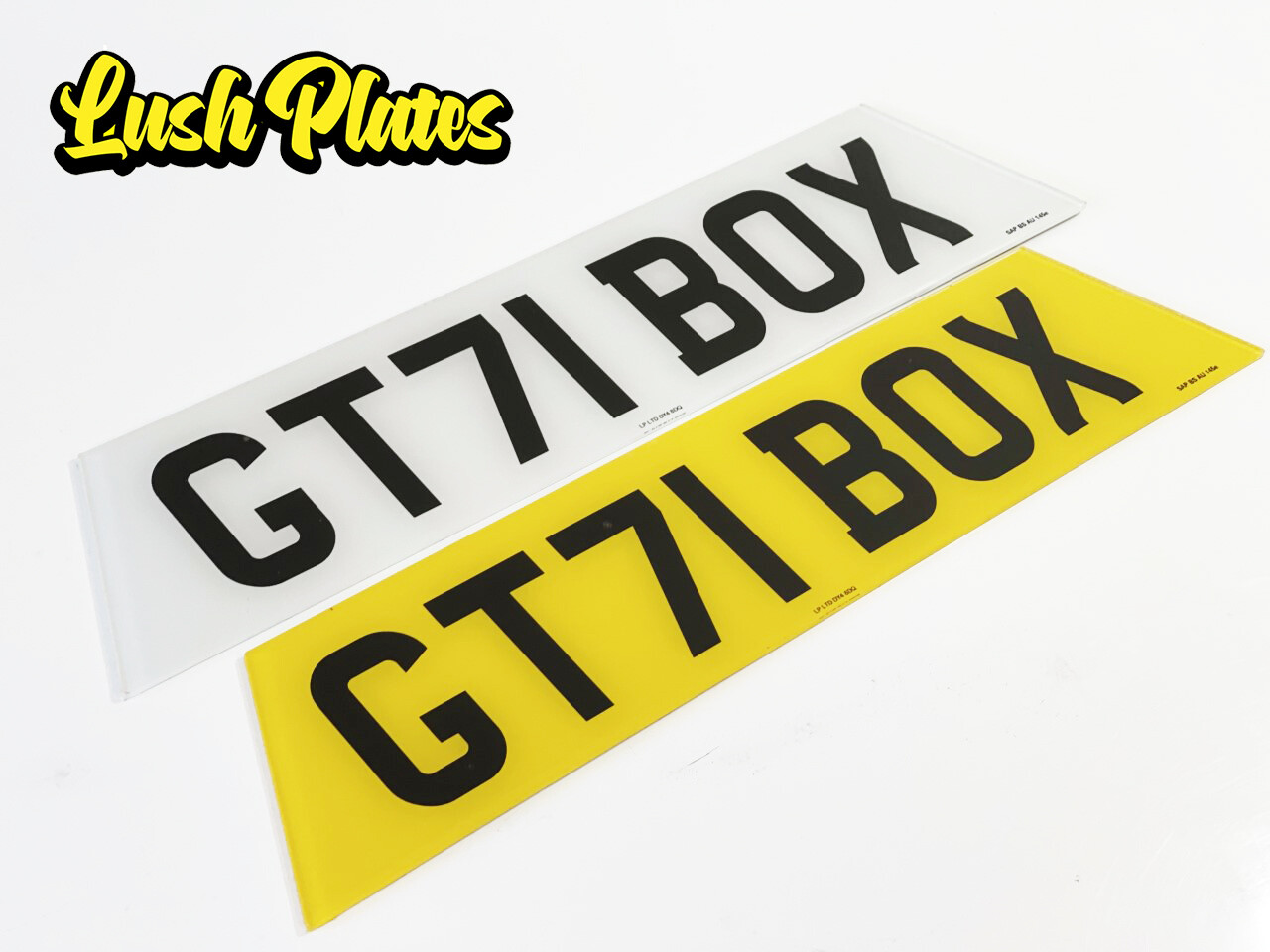 PAIR OF 4D 3D GEL LAMBO URUS HEX CUSTOM SQUARE SHAPE NUMBER PLATES ...