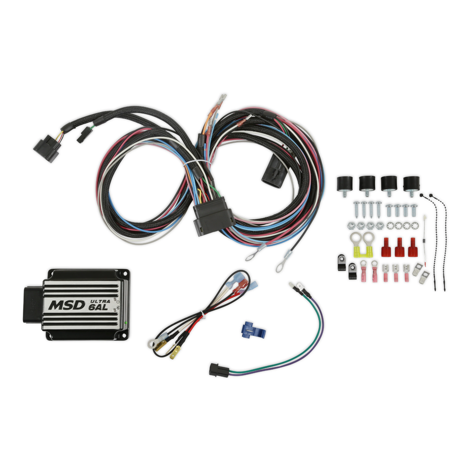 MSD NEW ULTRA 6AL Black Ignition Kit - Ultra 6AL/Distribut/Wires/Coil ...