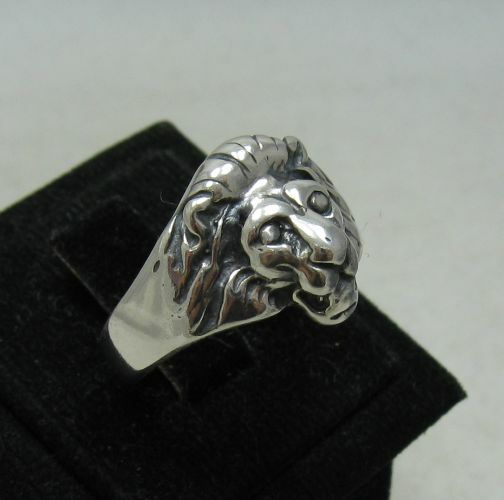 Genuine Sterling Silver Ring Lion Solid Hallmarked 925 Handmade | eBay