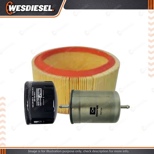 Wesfil Oil Air Fuel Filter Service Kit fits Renault Clio C57 1.8L 04/91 ...