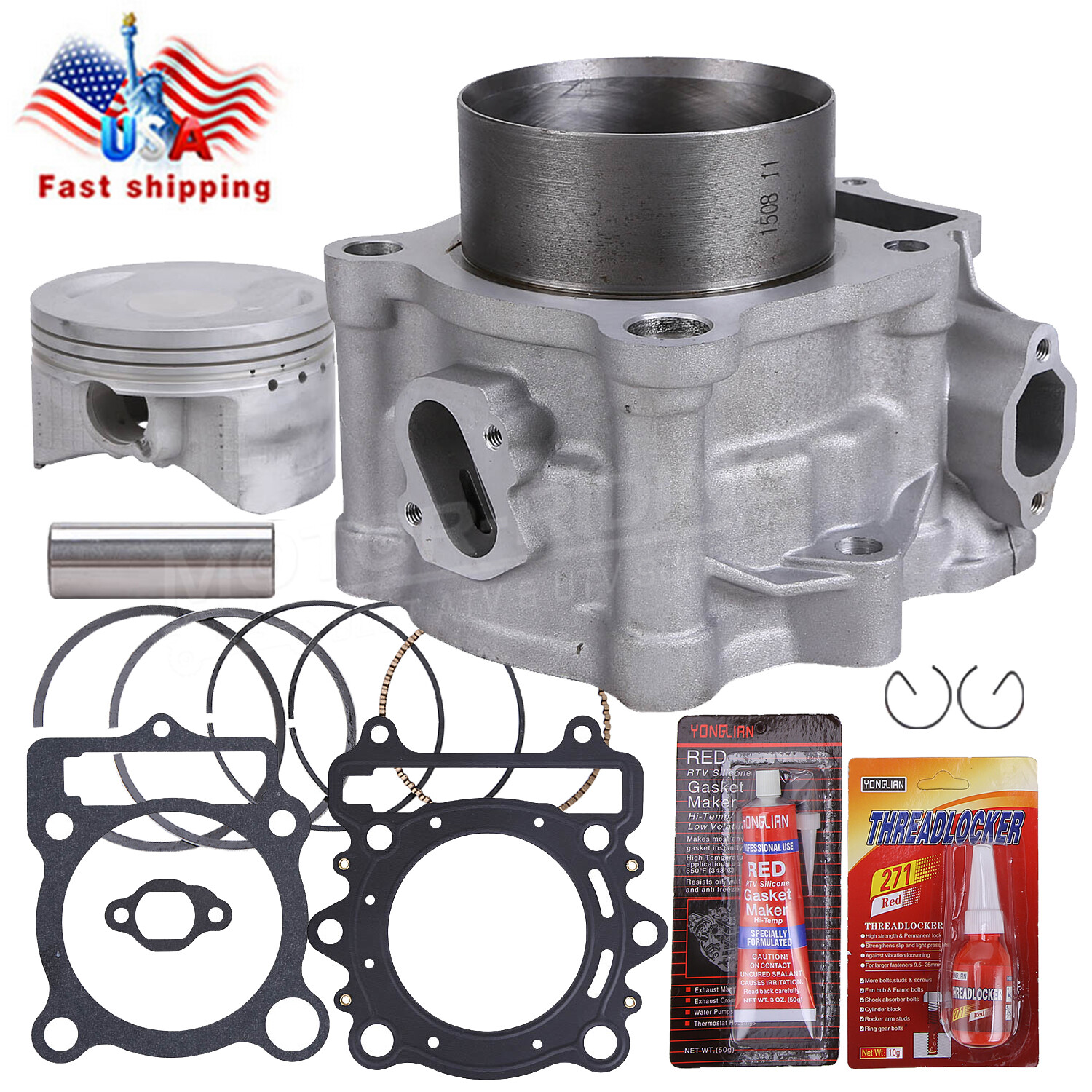400cc Engine New Clutch Primary Fixed Sheave For Hisun 400CC Clutch Fan ...