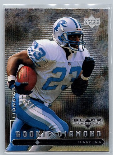 1998 UPPER DECK BLACK DIAMOND ROOKIE CARD #94 Terry Fair - Detroit ...